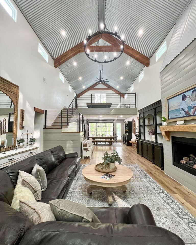 29 Industrial Farmhouse Decor Ideas for a Rustic Modern Feel - Kreativk