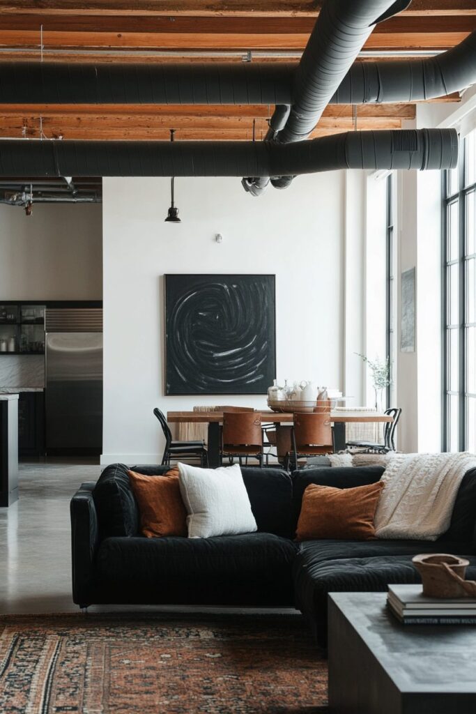 29 Industrial Farmhouse Decor Ideas for a Rustic Modern Feel - Kreativk