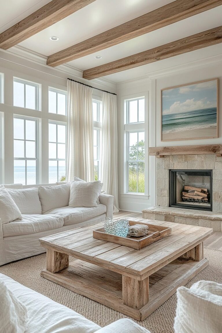 29 Rustic Coastal Farmhouse Decor Concepts to Relax - Kreativk