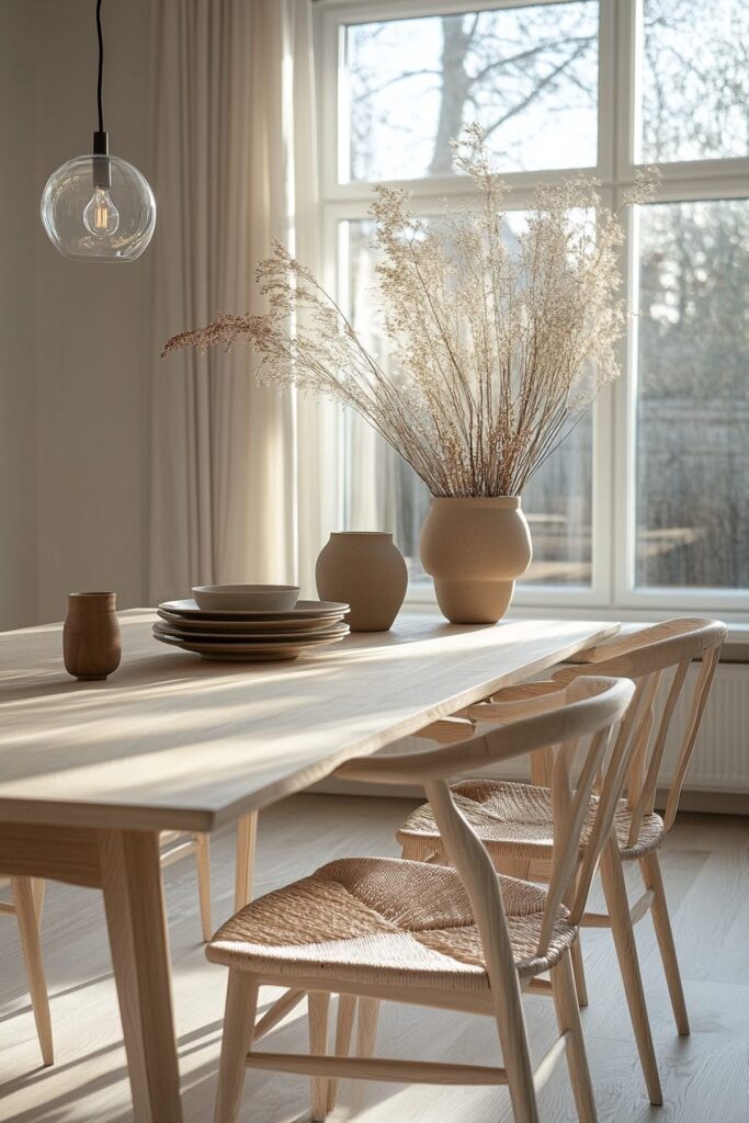 29 Minimalist Dining Room Ideas That Keep It Sleek - Kreativk