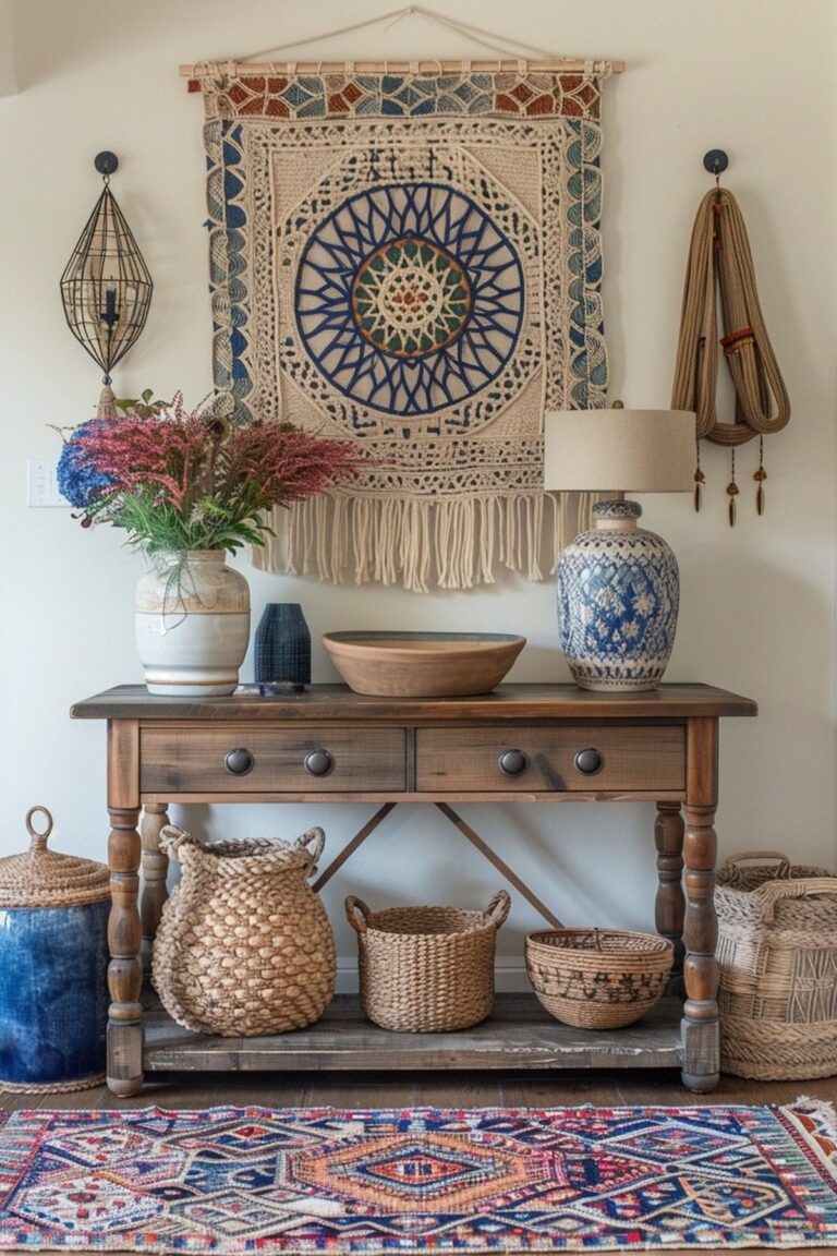 29 Boho Entryway Ideas to Set a Welcoming Tone - Kreativk