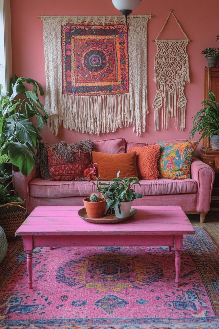 29 Pink Living Room Ideas for a Feminine and Everlasting Design - Kreativk