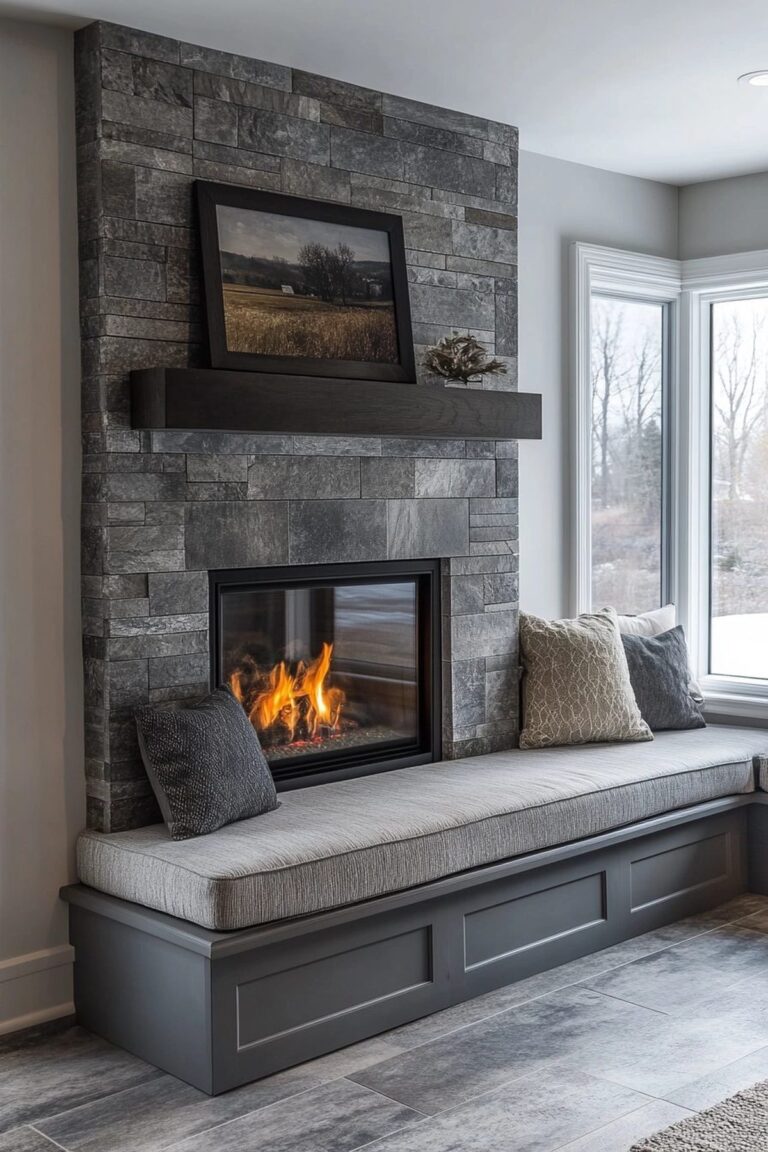 29 Elegant Farmhouse Fireplace Ideas for a Classic Look - Kreativk
