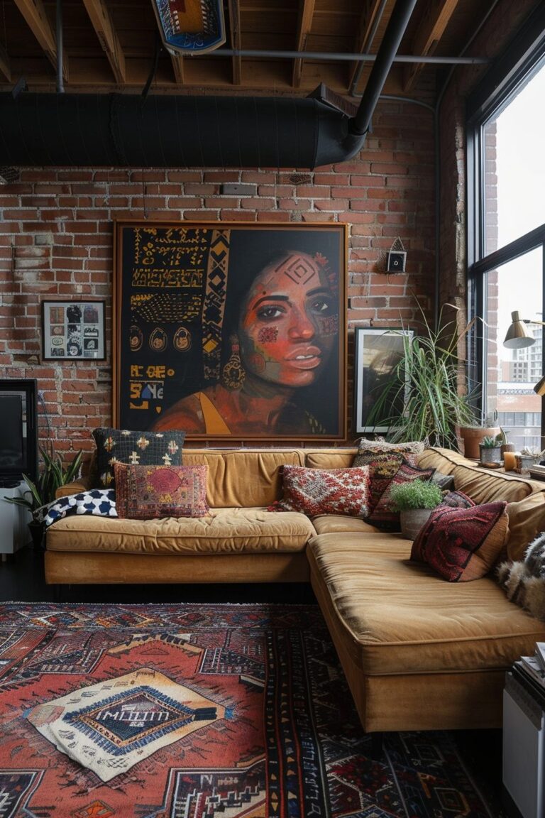29 Vibrant Afrohemian Living Room Inspirations - Kreativk