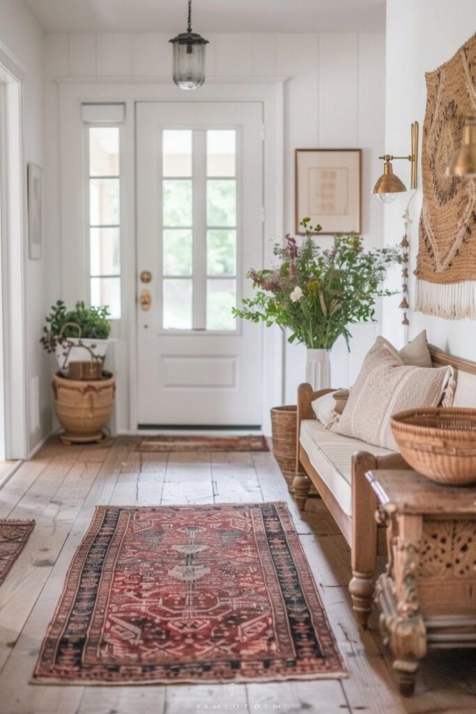 29 Boho Entryway Ideas to Set a Welcoming Tone - Kreativk