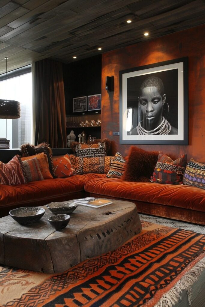 29 Vibrant Afrohemian Living Room Inspirations - Kreativk
