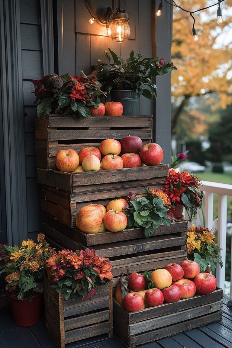 29 Fall Porch Magic: Decor Ideas for an Inviting Autumn Welcome - Kreativk