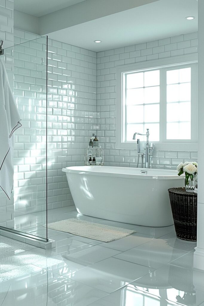 29 Trendy Bathroom Tile Design Ideas for a Fresh New Look - Kreativk