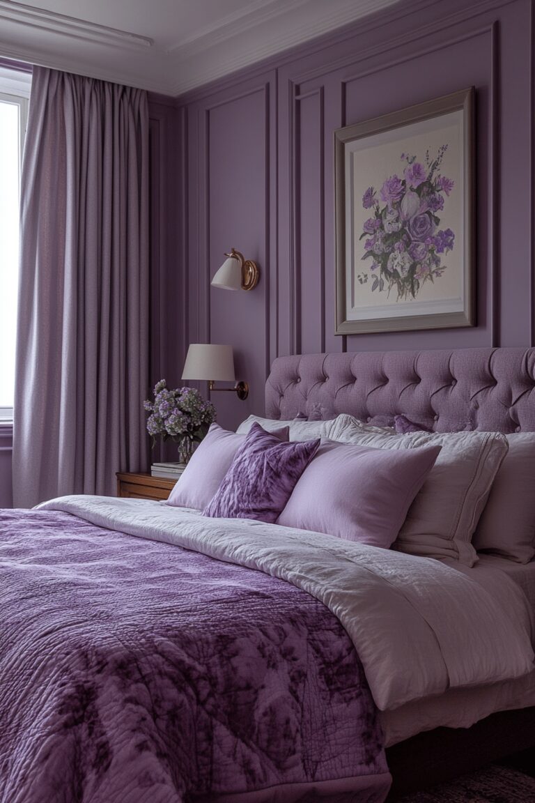 29 Soft Lavender Bedroom Ideas to Add a Touch of Gentle Charm - Kreativk