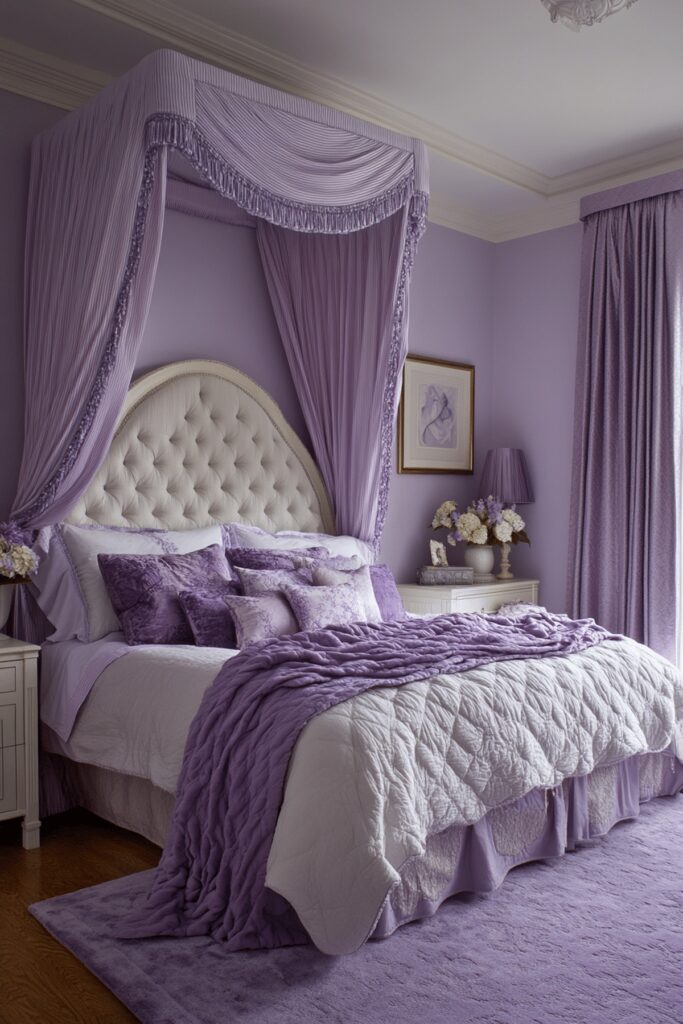 29 Soft Lavender Bedroom Ideas to Add a Touch of Gentle Charm - Kreativk