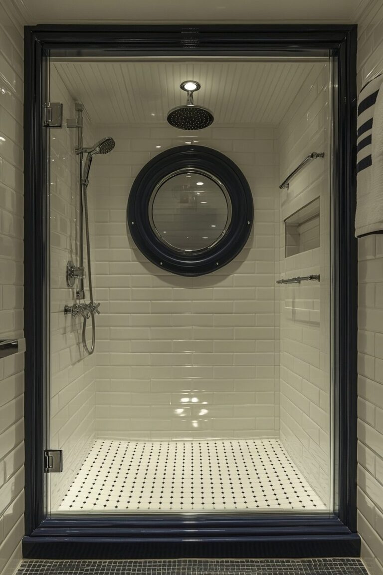 29 Stylish Nautical Bathroom Ideas That Bring Ocean Breezes - Kreativk