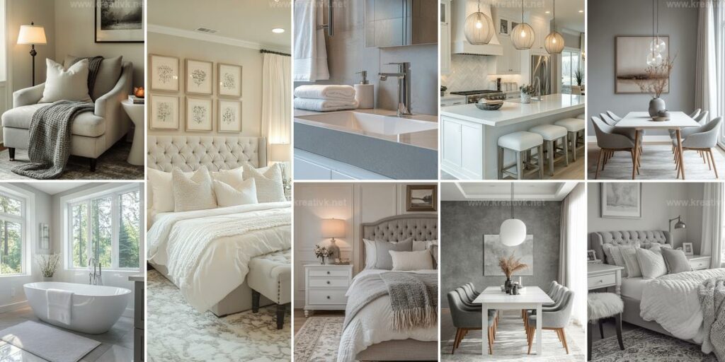 29 Grey and White Interior Ideas for a Calming, Inviting Atmosphere ...